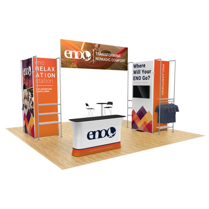 Custom 20x20 trade show display booth - We Make Display