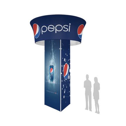Free standing triangle trade show tower displays-We Make Display