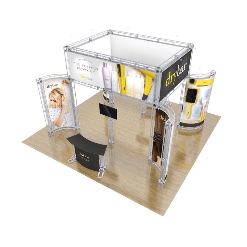 Aluminum modular 20x20 truss trade show booth-We Make Display